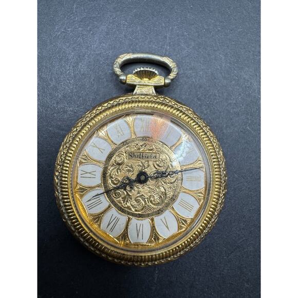 Sheffield | Accessories | Vintage Sheffield Gold Tone Swiss Made White ...